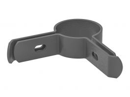 Hoekbeugel voor buis rond 60g grijs